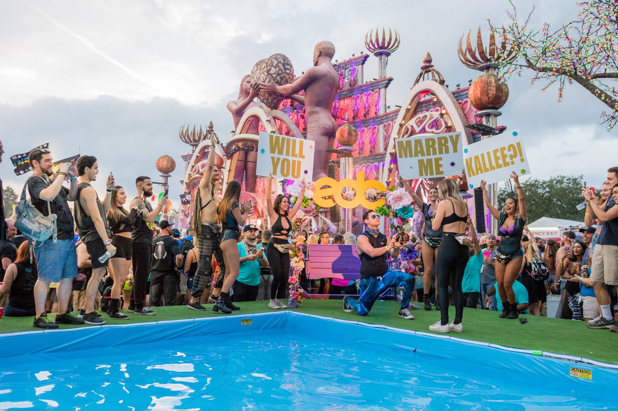 Marriage Proposal During EDC Orlando by Albert Harris | Fstoppers