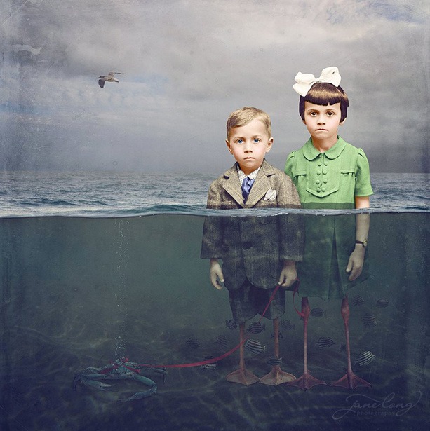 Photographer Colorized Old Photos While Adding Beautifully Surreal ...