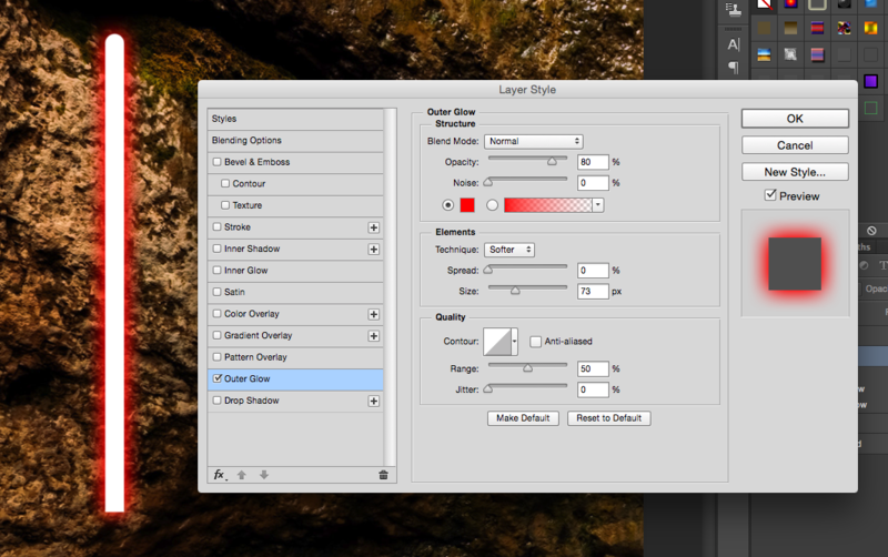 How To Create A Realistic Lightsaber In Photoshop | Fstoppers