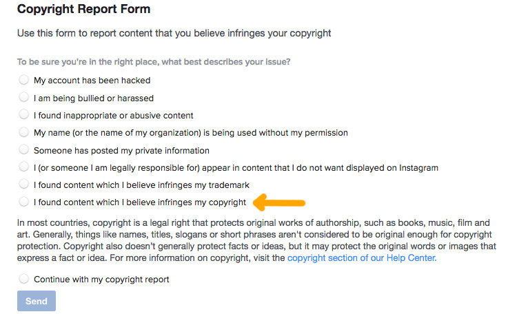 How to Report an Instagram Copyright Violation in Under Two Minutes ...