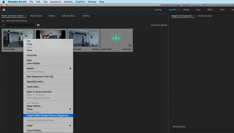 How to Create a Multi-Camera Edit In Adobe Premiere Pro CC: The Easy ...
