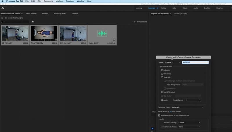 How to Create a Multi-Camera Edit In Adobe Premiere Pro CC: The Easy ...