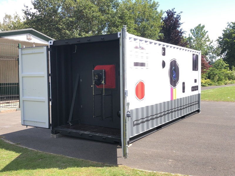 Photographer Creates Huge Functioning Camera From a Shipping Container ...