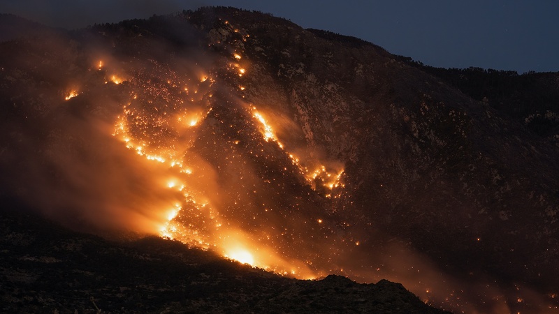 A Different Experience for a Landscape Photographer: Fires at Night ...