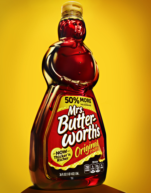 product photo of mrs butterworth syrup photo by brian kaldorf - Brian ...