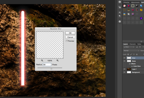 How To Create A Realistic Lightsaber In Photoshop | Fstoppers