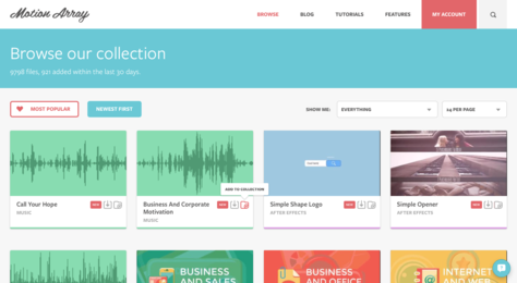 Motion Array: A Library of Templates, Stock Music, and Videos for Your ...