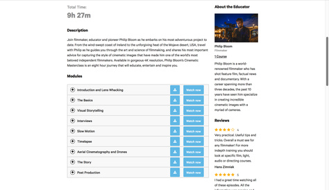 A Review of Philip Bloom's Cinematic Masterclass | Fstoppers