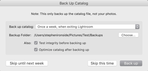 Do You Really Know What That Lightroom Backup Button Does? | Fstoppers