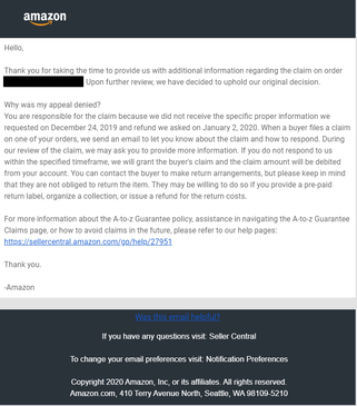 Amazon Initially Sided With a Fraudulent Buyer, Letting Him Keep a ...