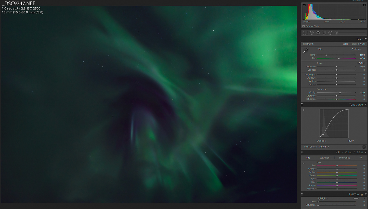 The Advanced Six-Step Program to Processing the Aurora in Lightroom and ...