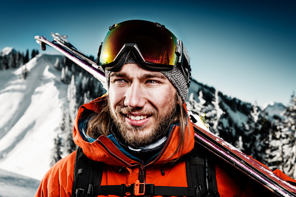 Skier Portrait - Peter Hanne on Fstoppers