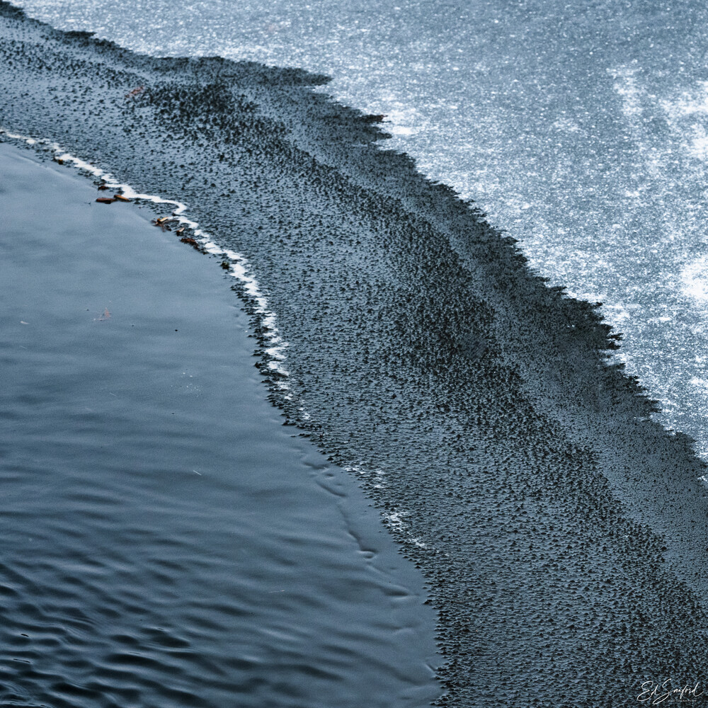 Ice transition on the creek by Ed Sanford | Fstoppers