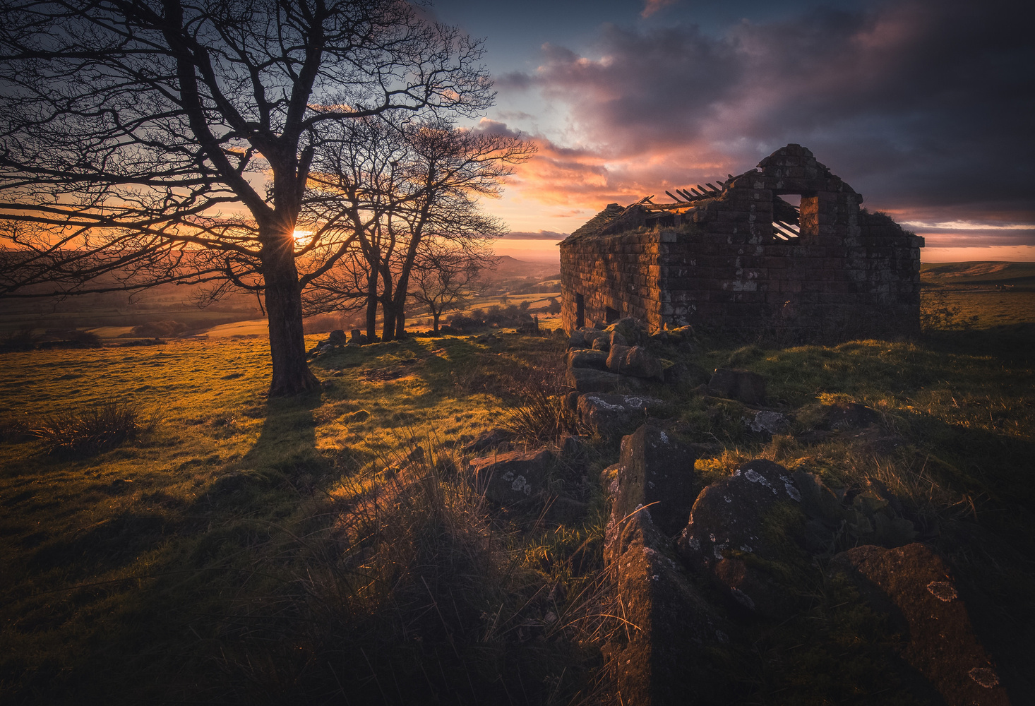 Roaches Barn at Sunset - Ben Lockett on Fstoppers