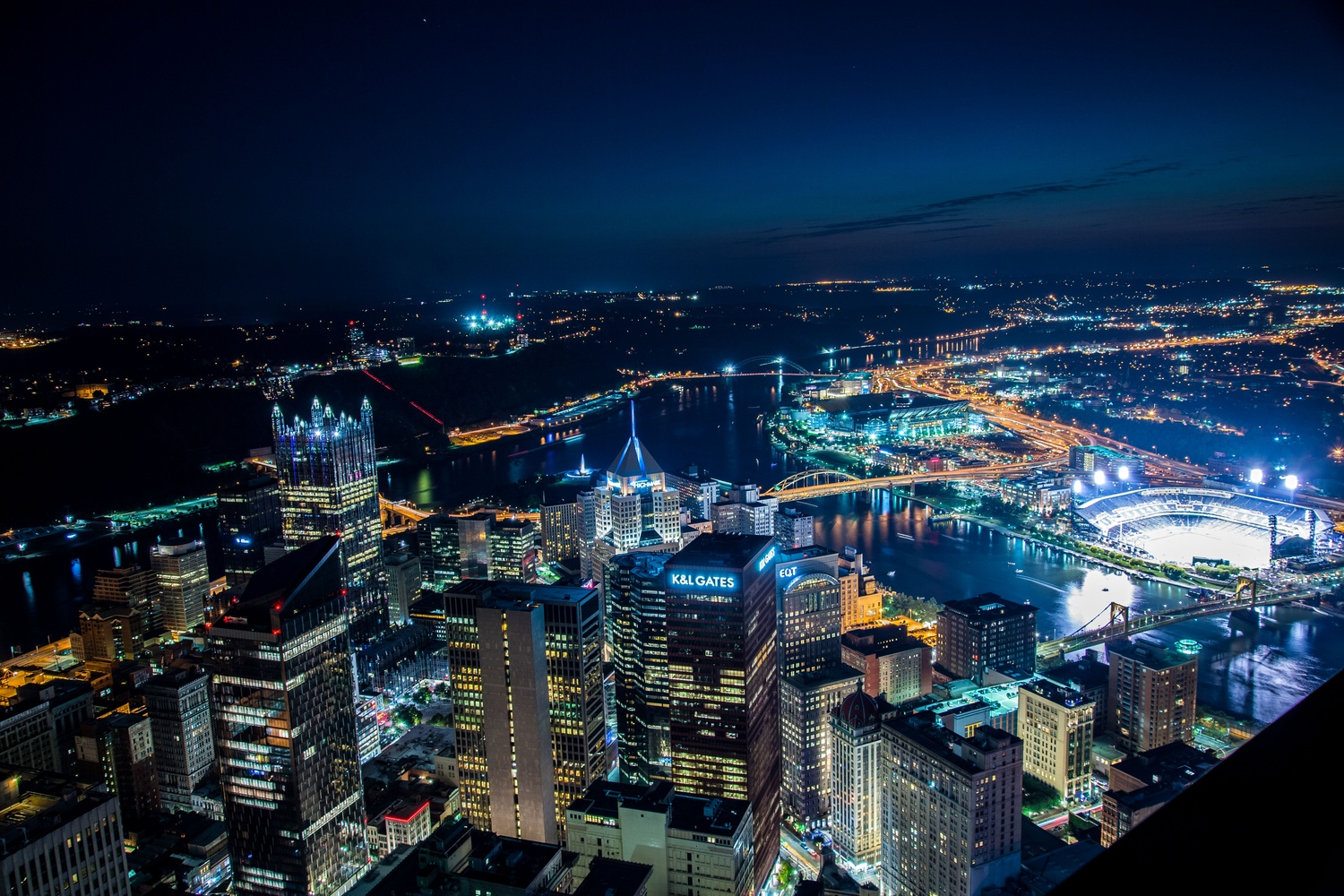 Birds eye view of Pittsburgh - Daniel Novakowski on Fstoppers