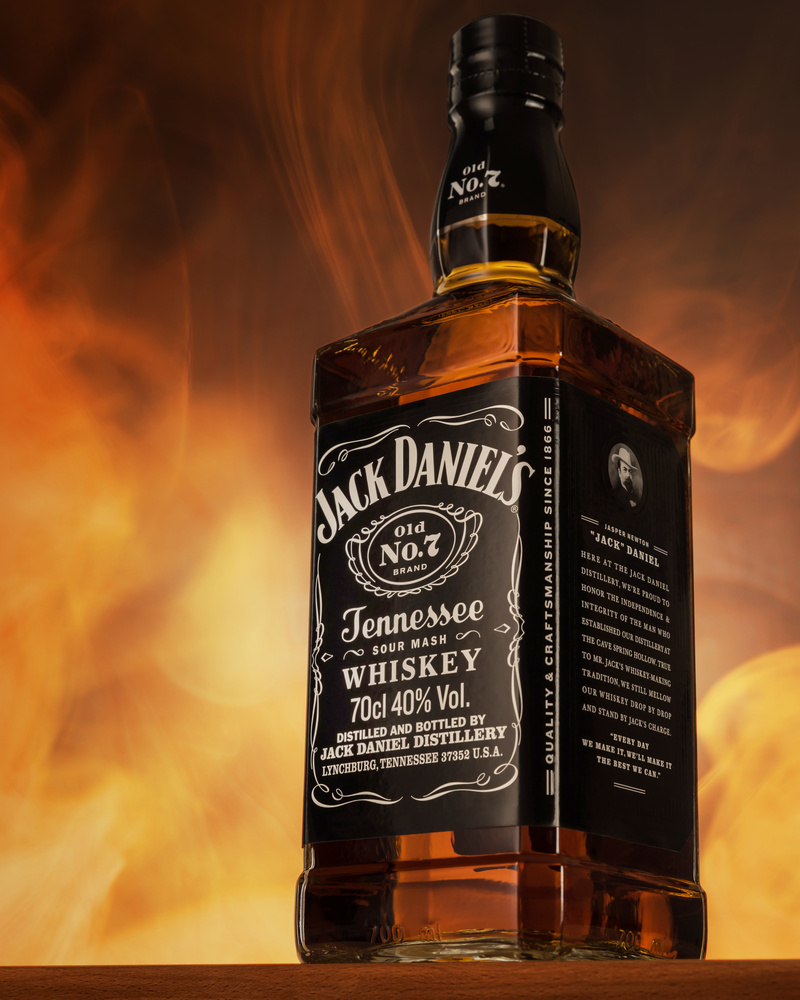 Jack Daniels Whiskey Bottle - Darren Eldridge on Fstoppers