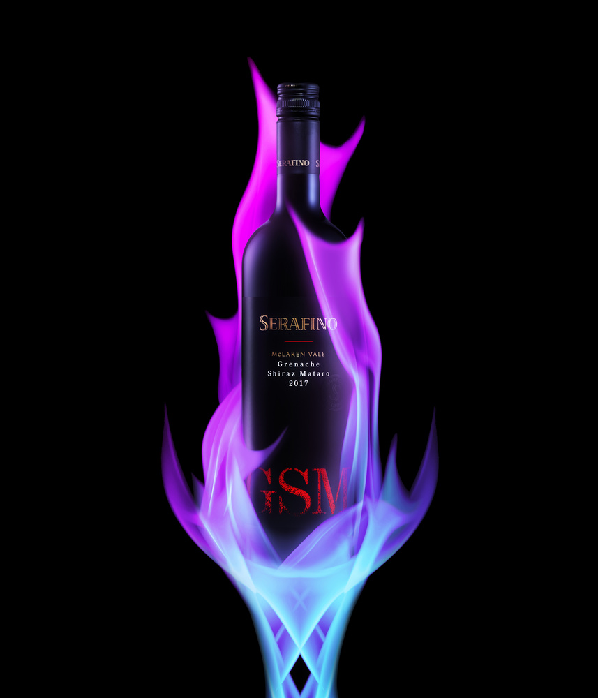 Serafino GSM Wine Wrapped In Flames - Darren Eldridge on Fstoppers