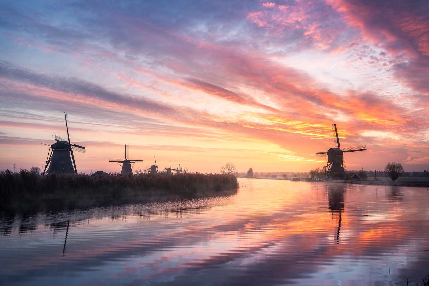 Kinderdijk at Sunrise - Niels Dam on Fstoppers