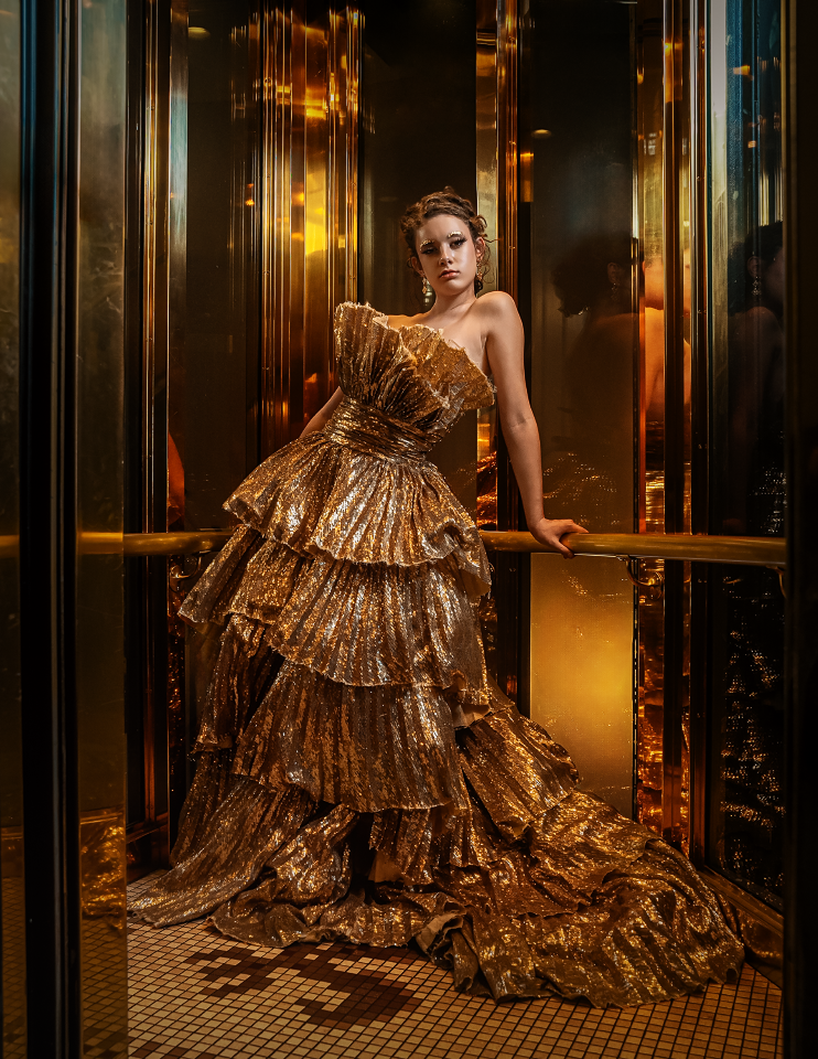 Golden Glamour at Union Station - Kerri Jean on Fstoppers