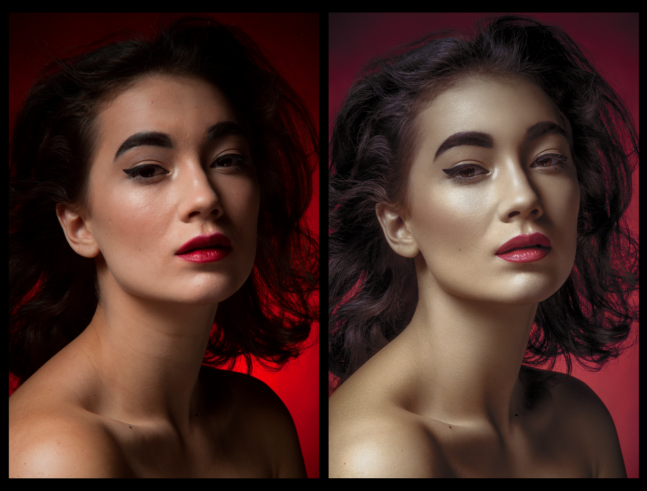 Before And After Retouch Before And After Post Production On Fstoppers