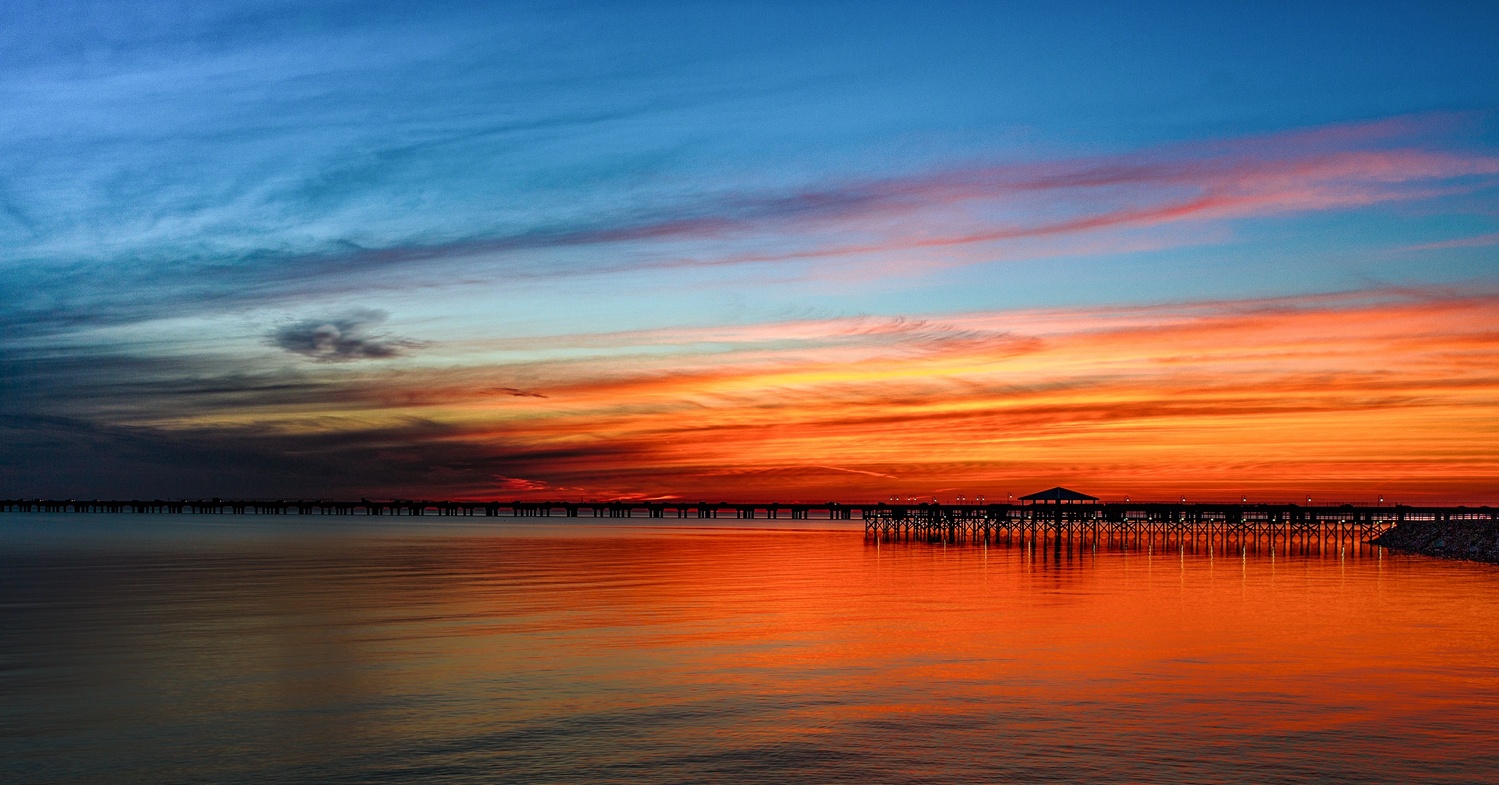 First post, Sunset on Lake Pontchartrain... - Landscape and Nature ...