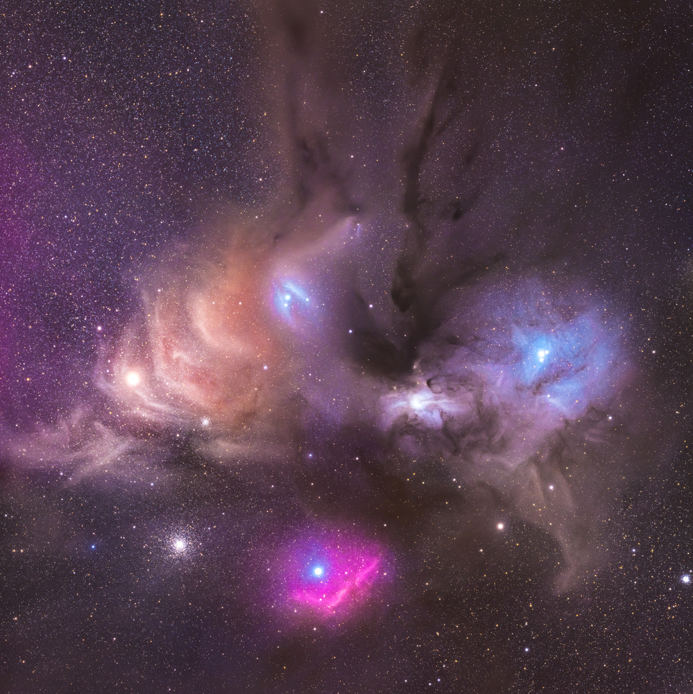 6 Panel Mosaic of Rho Ophiuchus Cloud Complex - Christopher Scott on ...