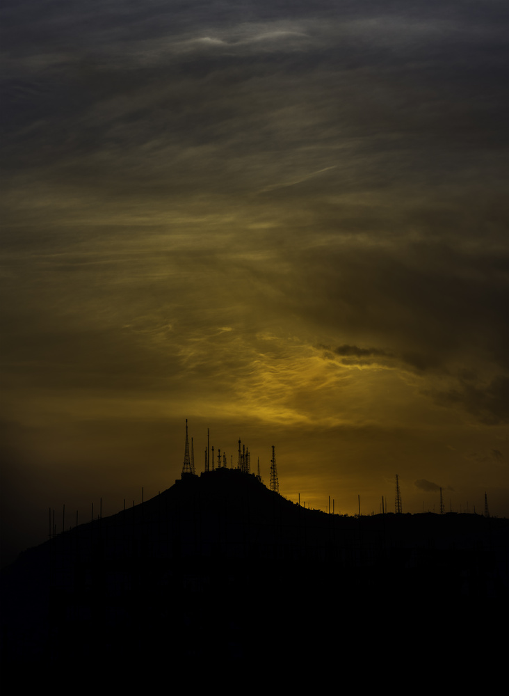 TV Hill, Kabul, Afghanistan Against a Dramatic Sunset - Roger Applegate on Fstoppers