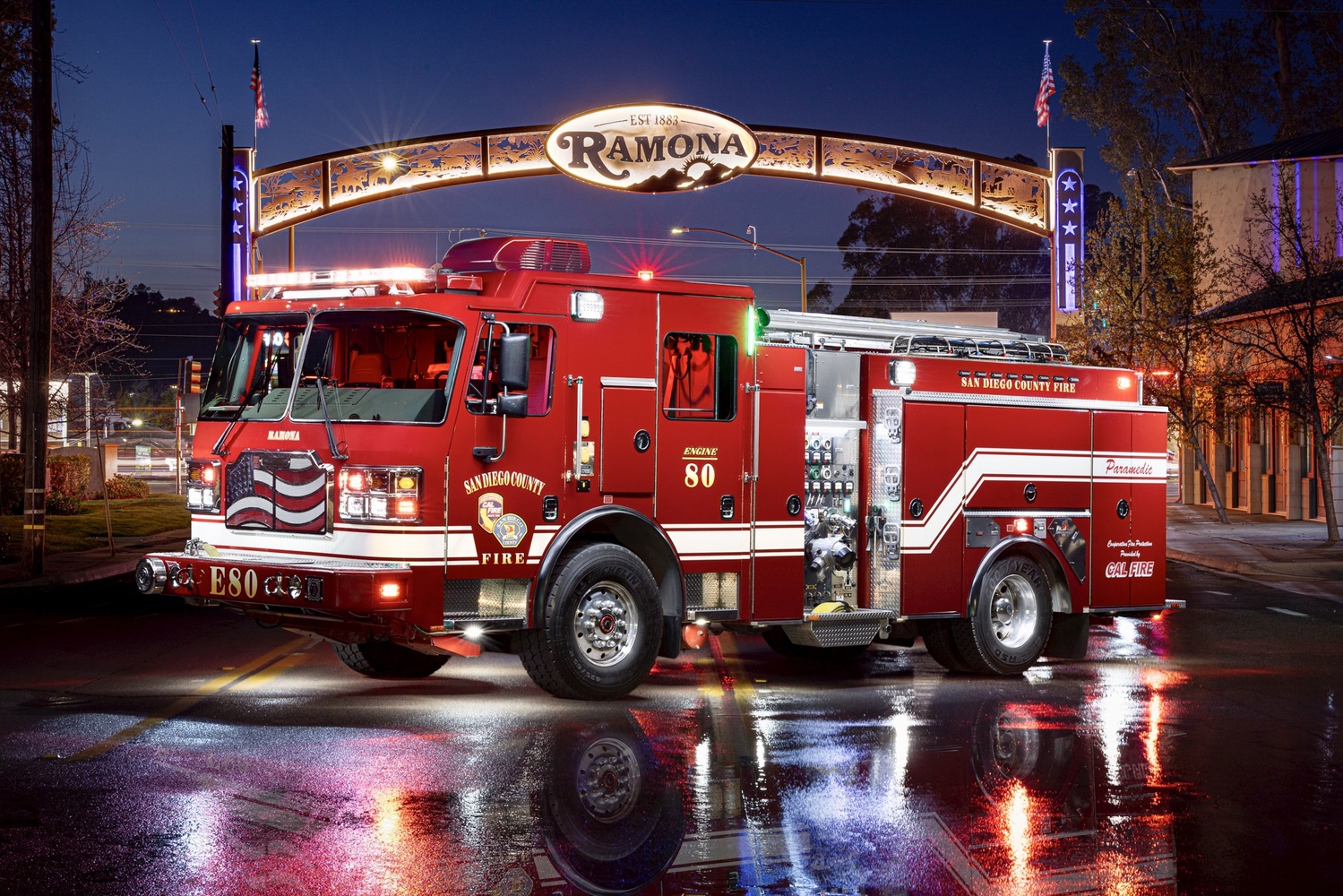 Cal Fire/ San Diego County Fire - Ramona CA. - Creigh McIntyre on Fstoppers