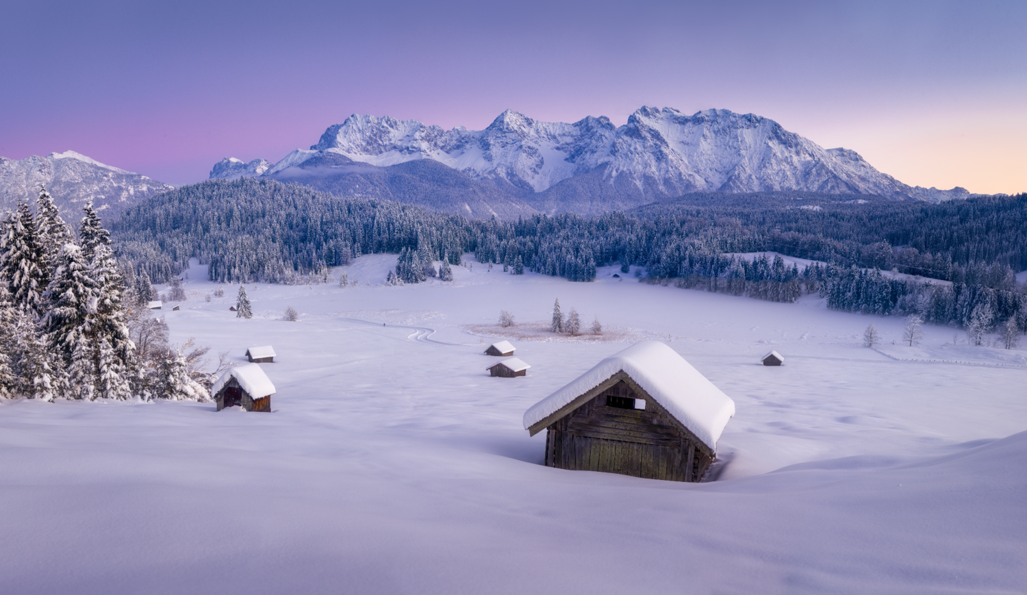 Pink hues of German Winter Wonderland - Marcel Strelow on Fstoppers