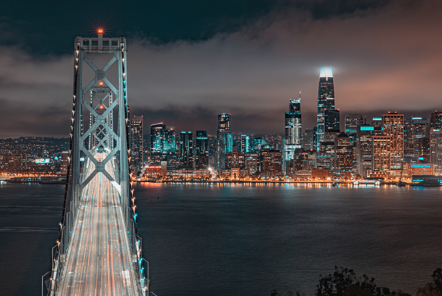 Bay Bridge At Night 8_18_2019 - David Y on Fstoppers