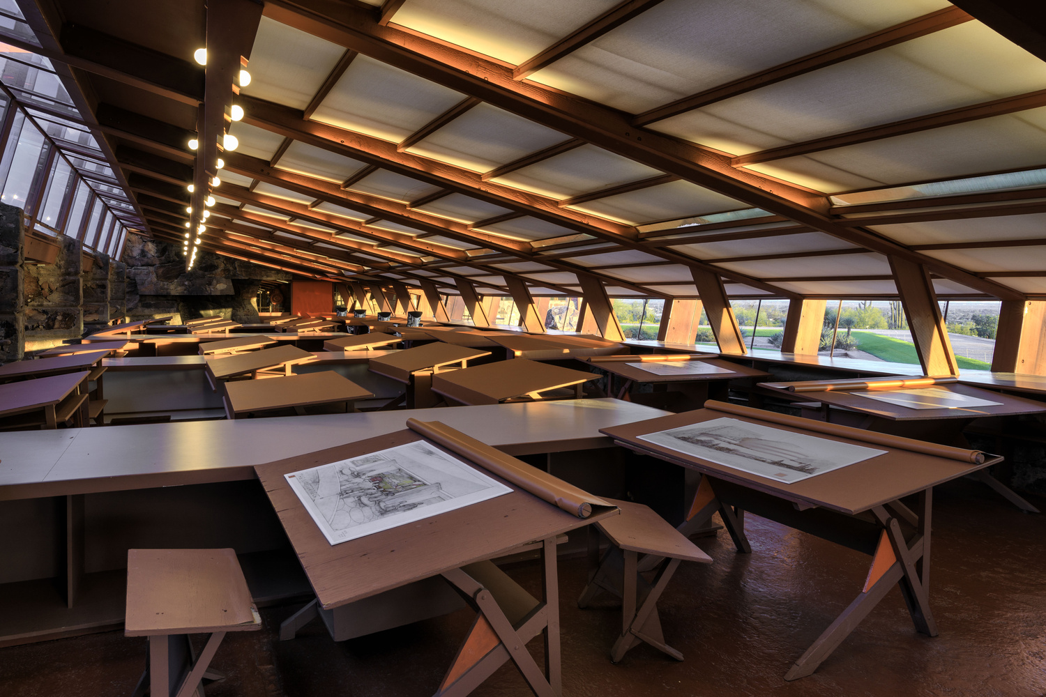 Drafting Studio. Taliesin West. - Dan Stiel on Fstoppers