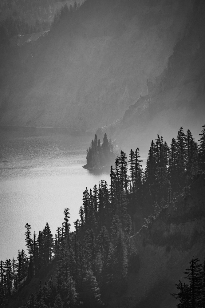 Phantom Ship Island Rising. Crater Lake Oregon - Kevin Piel on Fstoppers