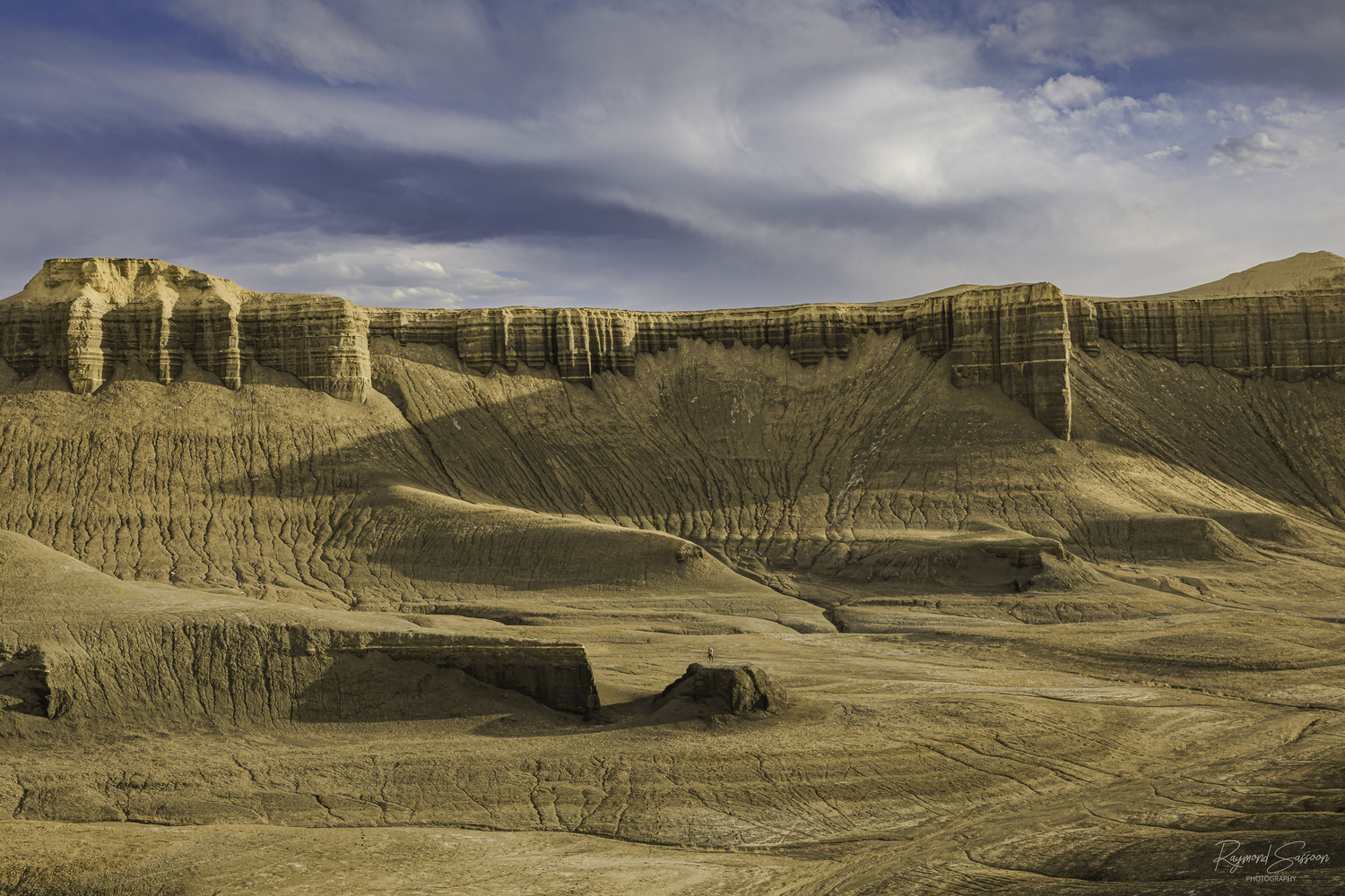 Lone Hiker & Winter Desertscape - Raymond Sassoon on Fstoppers