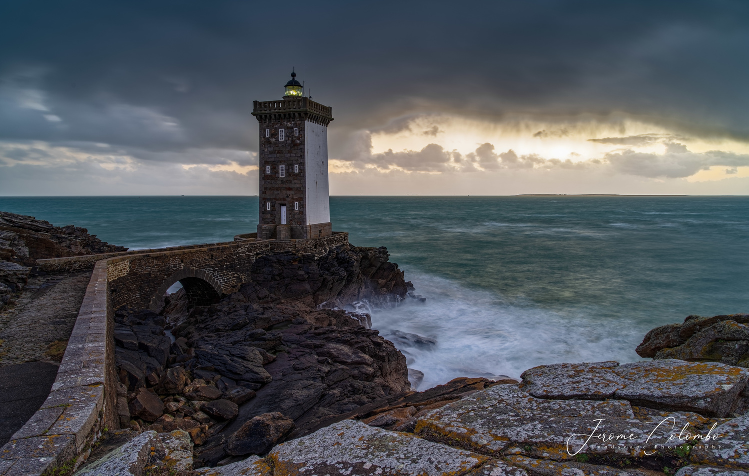 Kermorvan Lighthouse, Finistere, Brittany, France - Jerome Colombo on ...
