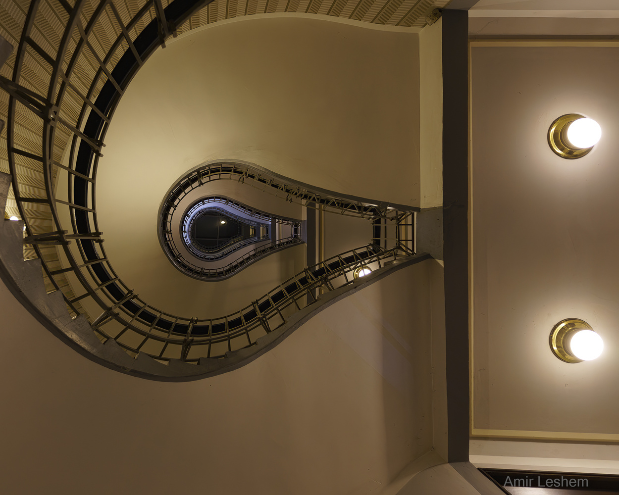 The light bulb staircase - Amir Leshem on Fstoppers