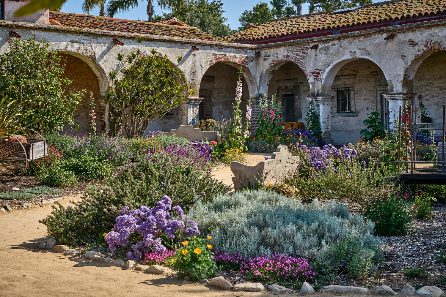 Courtyard - Mission San Juan Capistrano - California - Frank Ginn on ...