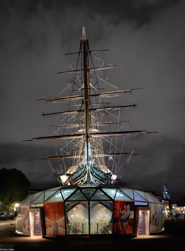Cutty Sark at Night - Edwin Galea on Fstoppers