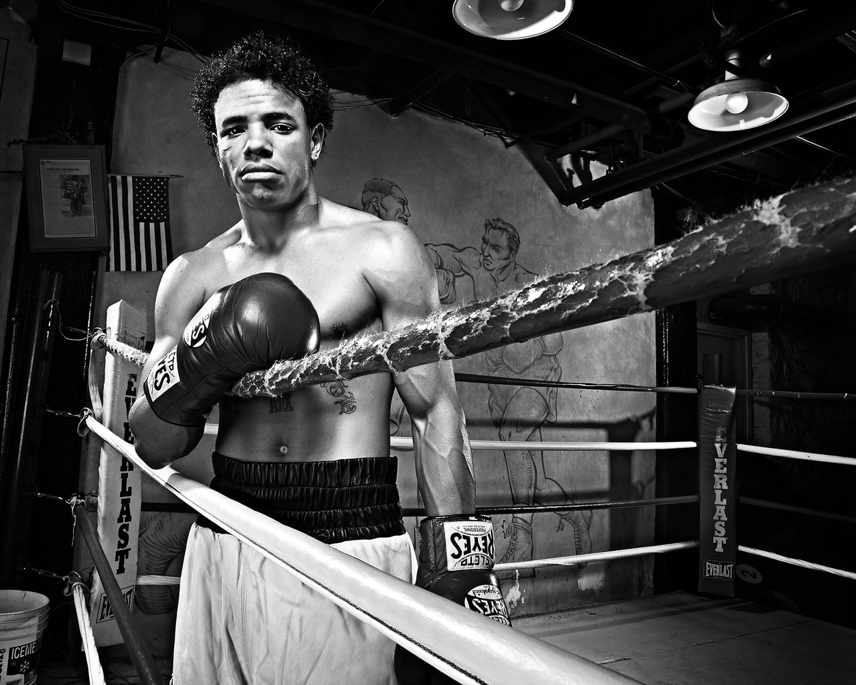 environmental portrait of pro boxer photo by brian kaldorf - Brian ...