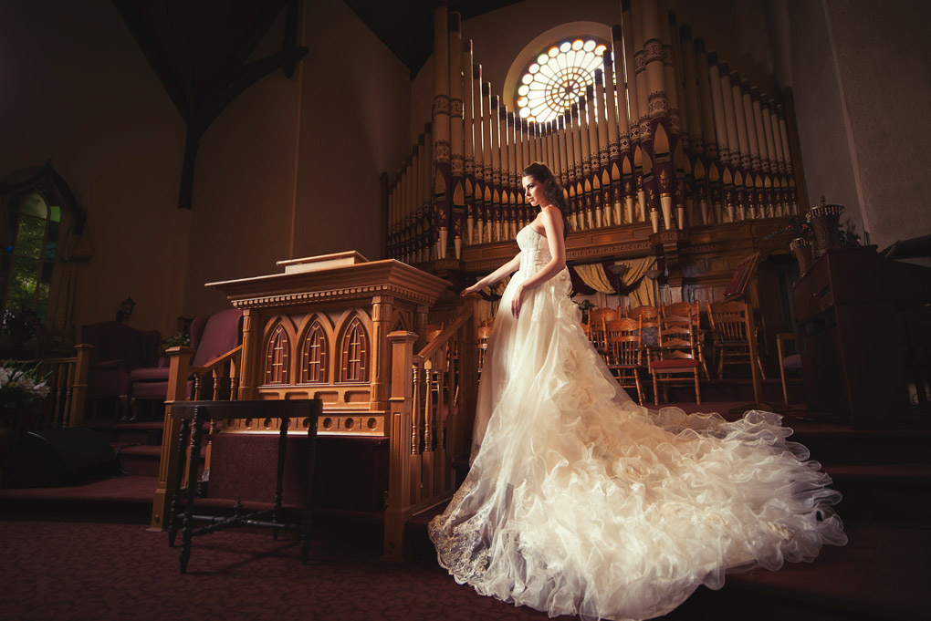 Bridal Photo Shoot in Church - Kyle Cong on Fstoppers