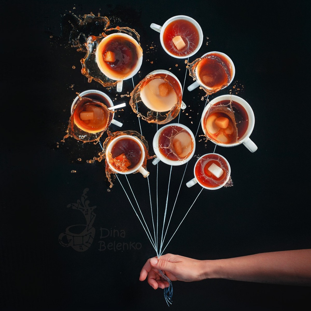 Coffee Balloons - Dina Belenko on Fstoppers
