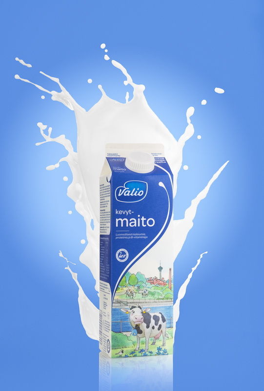 Valio Milk can with a splash - Petri Anttila on Fstoppers