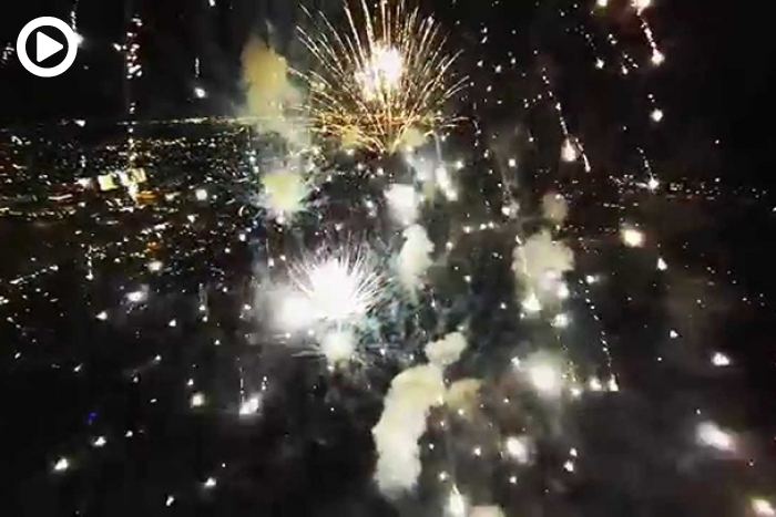 In the Spirit of July 4th, Watch a DJI Phantom Fly Through Fireworks ...
