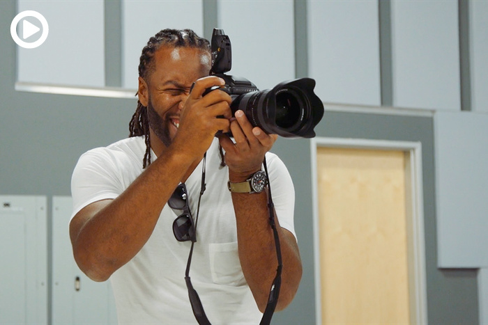 Future NFL Hall of Famer Larry Fitzgerald Dives into Family Portrait ...