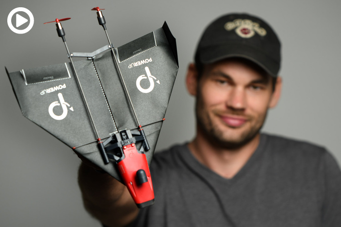 How to Turn a Paper Airplane Into a Drone – SySyPhoTo
