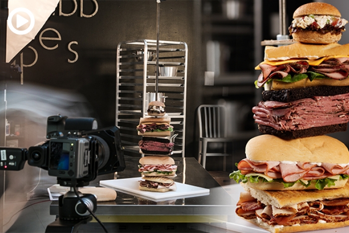 How To Build A Tower Of Sandwiches | BTS RGG Photo | Fstoppers