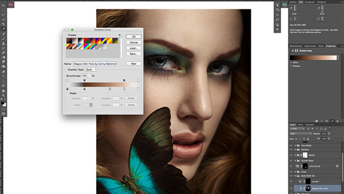 Gradient Map For Perfect Skin Color Fstoppers