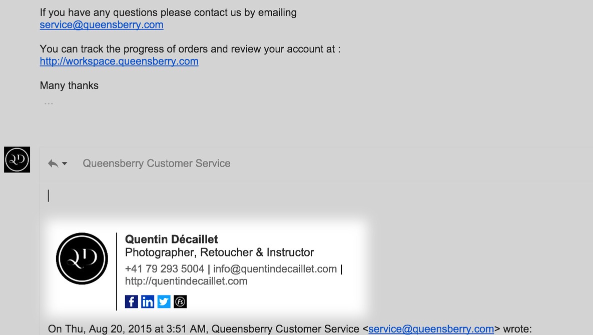 Create A Professional Looking Email Signature With WiseStamp Fstoppers