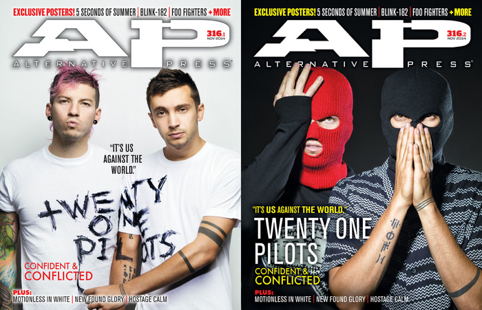 Behind The Scenes Of A Cover Shoot With The Band Twenty One Pilots ...