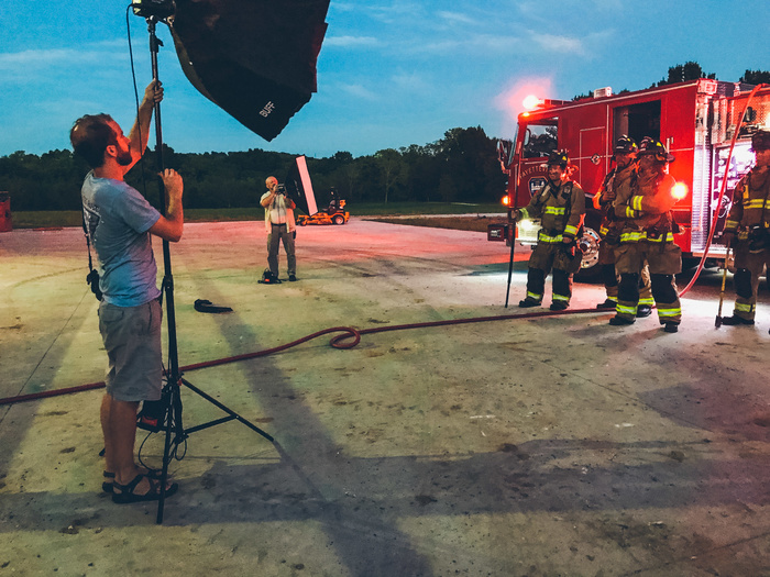 Firefighter Photoshoot BTS: “Can We Use Real Fire?” | Fstoppers