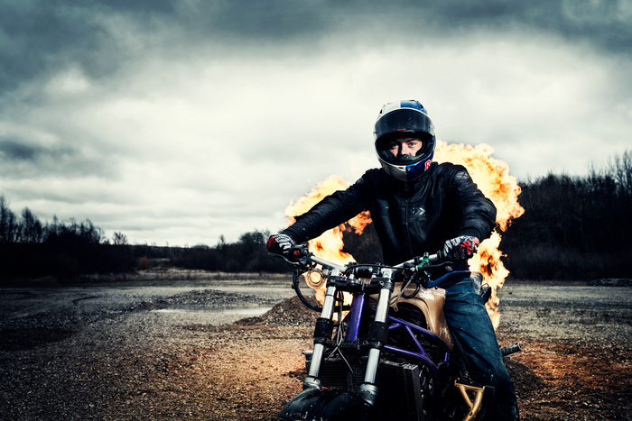Shooting Explosions With World Champion Stunt Rider Mike Jensen | Fstoppers